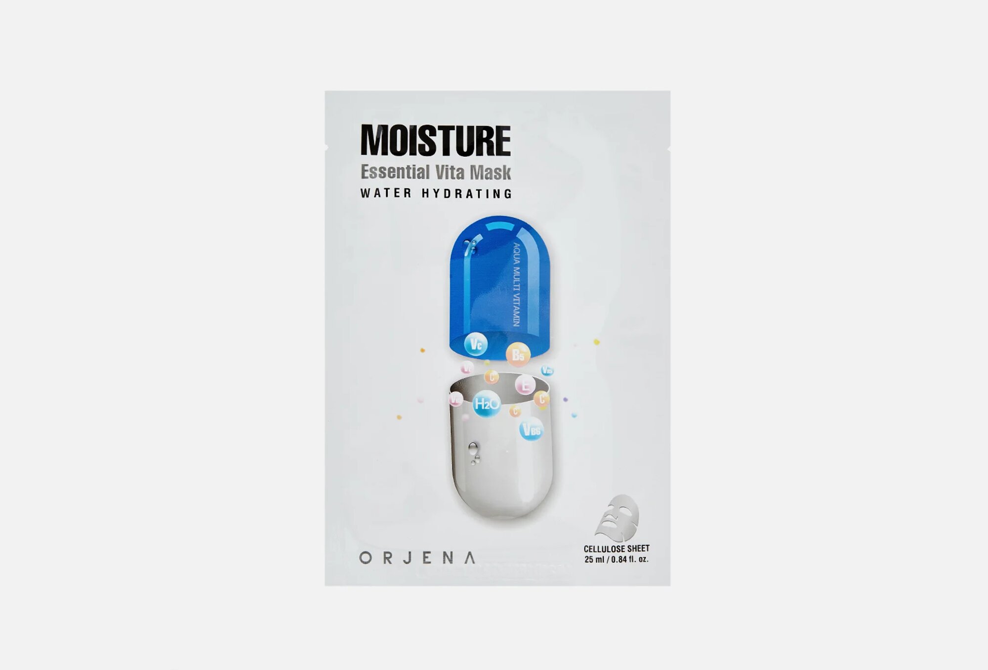 ORJENA Moisture Essential Vita Mask Увлажняющая тканевая маска для лица 1шт