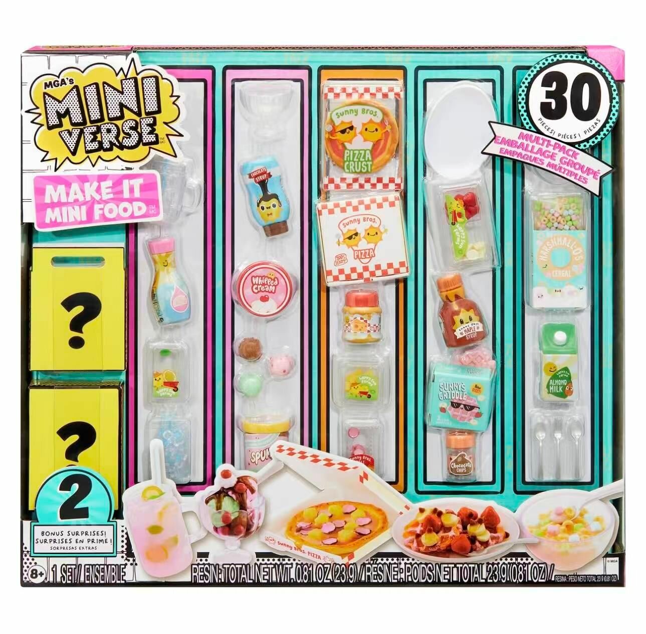 Миниверс MGA's Miniverse Make It Mini Haribo мини-вселенная, многофункциональный подарочный набор для создания миниатюрной еды, набор для рукоделия с эпоксидной смолой, креативный DIY-игрушка