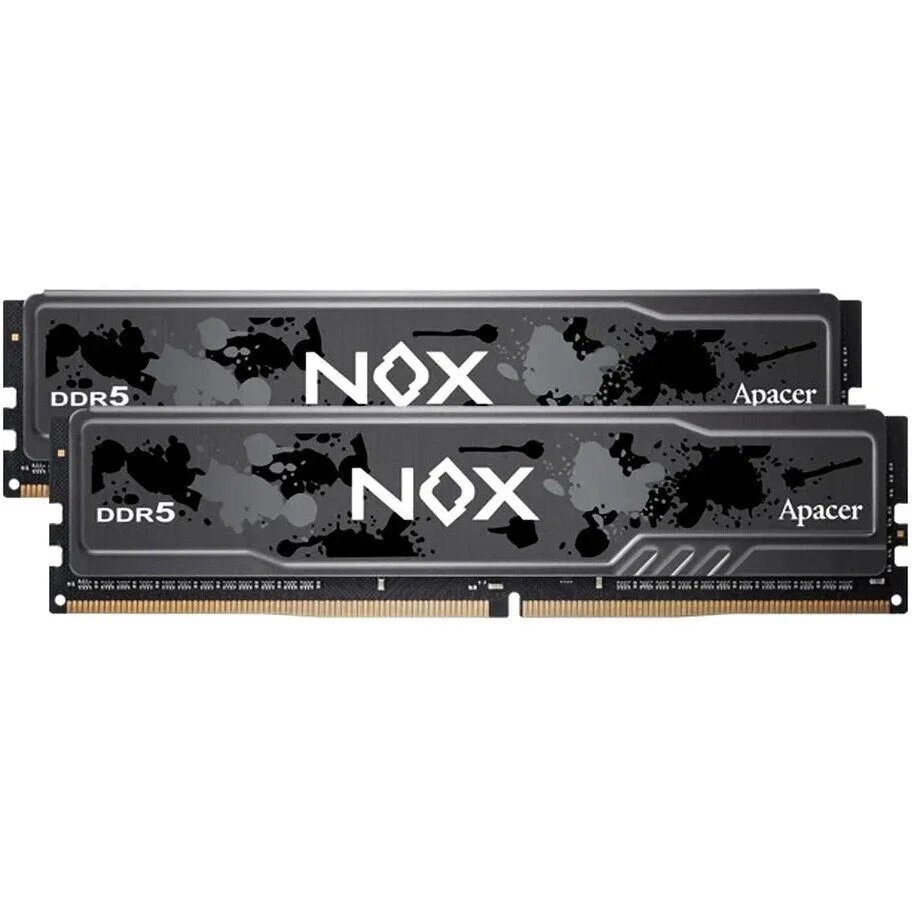 Модуль памяти DDR5 32Gb (2x16Gb) Apacer 5200 Nox AH5U32G52C522MBAA-2