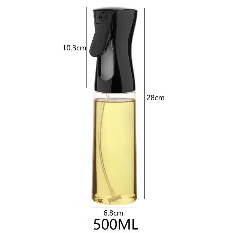 Пластиковый распылитель для масла 200/300/500 мл Black 500ml