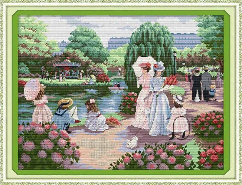 NKFвышивка крестом наборы, Схема на16CT "Вылазка",53*42CM