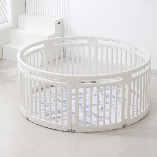 Манеж UNIX Kids классический круглый / Classic Round детский игровой круглый 150 см для улицы, дачи и дома, пластиковый, напольный