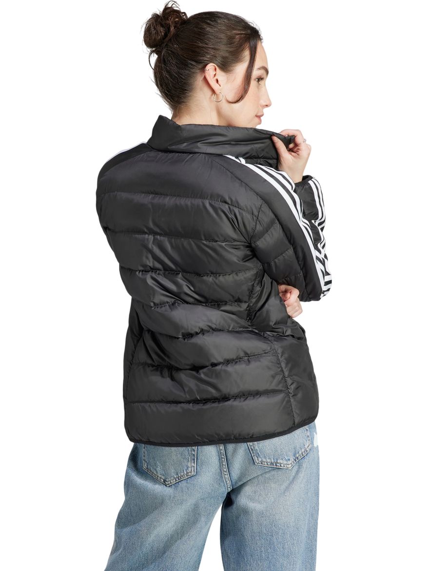 Пуховик adidas Essentials 3-Stripes Light Down Jacket W, размер S, черный — фото 1