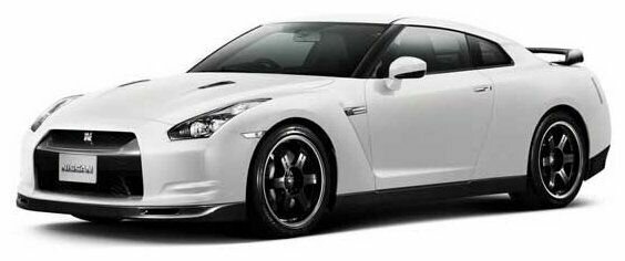 Игрушка Машинка 1:38 Nissan GT-R R35, пруж. мех, кремовый металлик