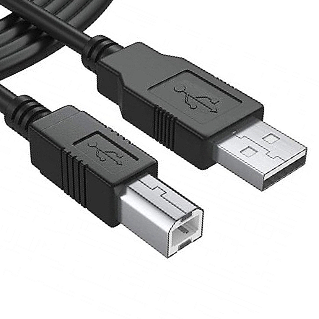 Кабель KS-is KS-466-2 USB 2.0, с разъемами Type-A и Type-B, черный, 2м