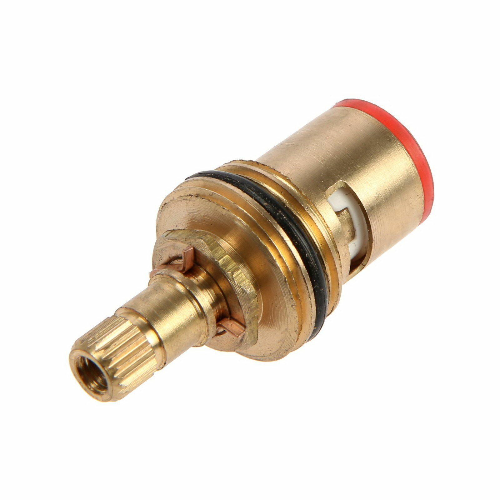 Кран-букса 1/2"под крест, шток 8x20 шлицов, угол поворота 180 град, латунь, керамика