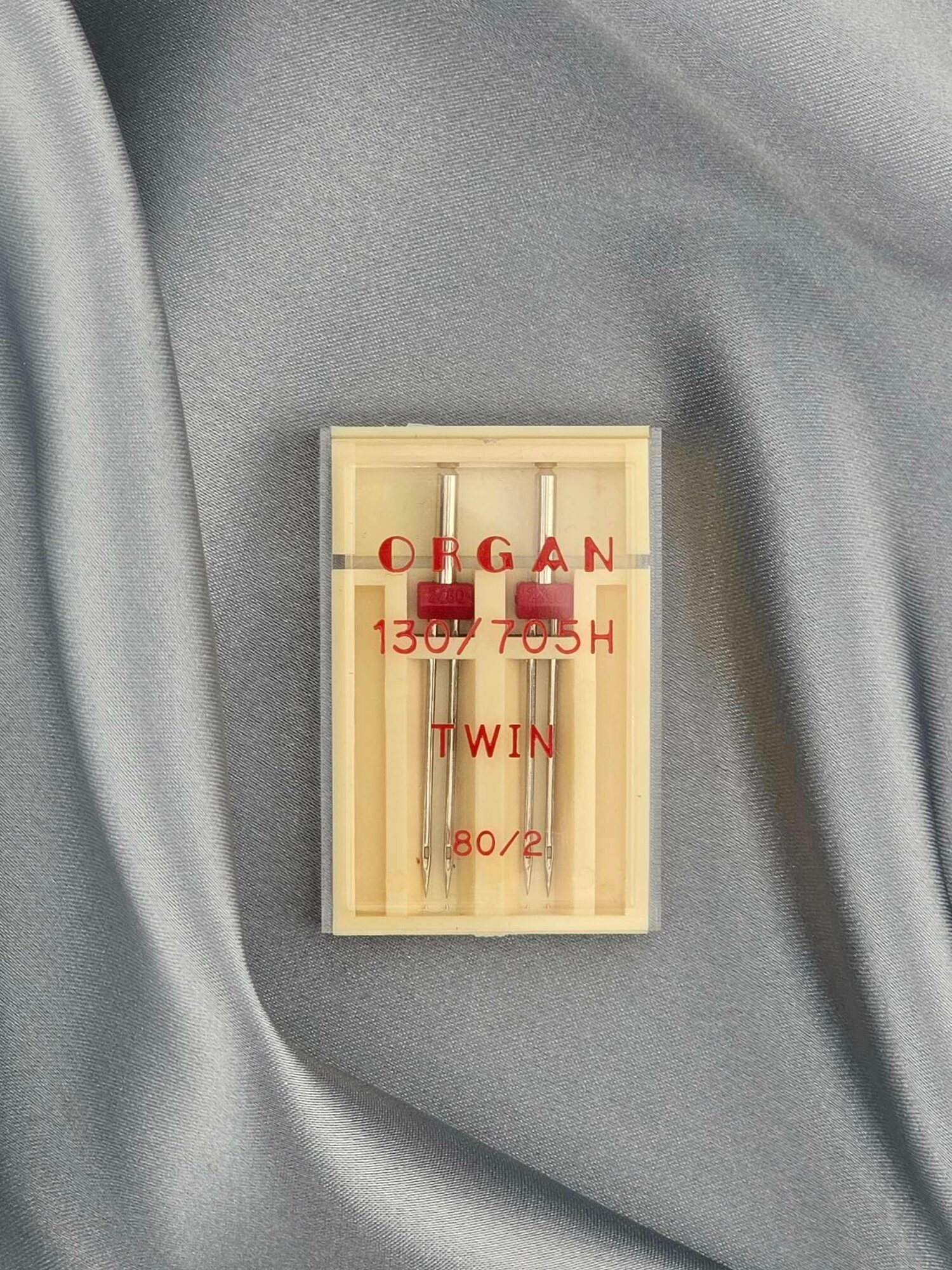 ORGAN TWIN иглы универсальные №80/2, 2шт