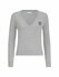 Свитер BRUNELLO CUCINELLI Cotton ribbed sweater with logo, размер 48