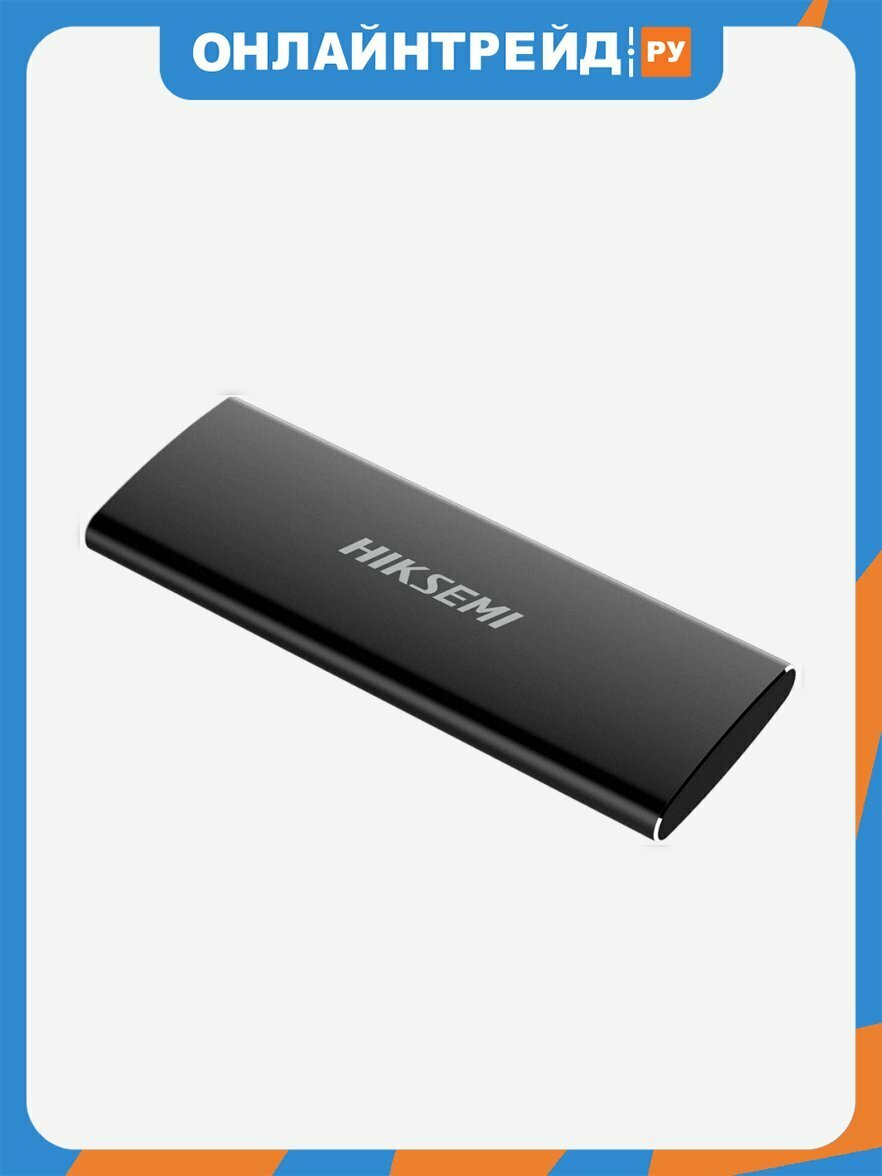 SSD диск Hiksemi (hikvision) HIKSEMI 1.0Tb T200N (USB3.1, 450/400Mbs, 42x112x10mm, 75g) черный