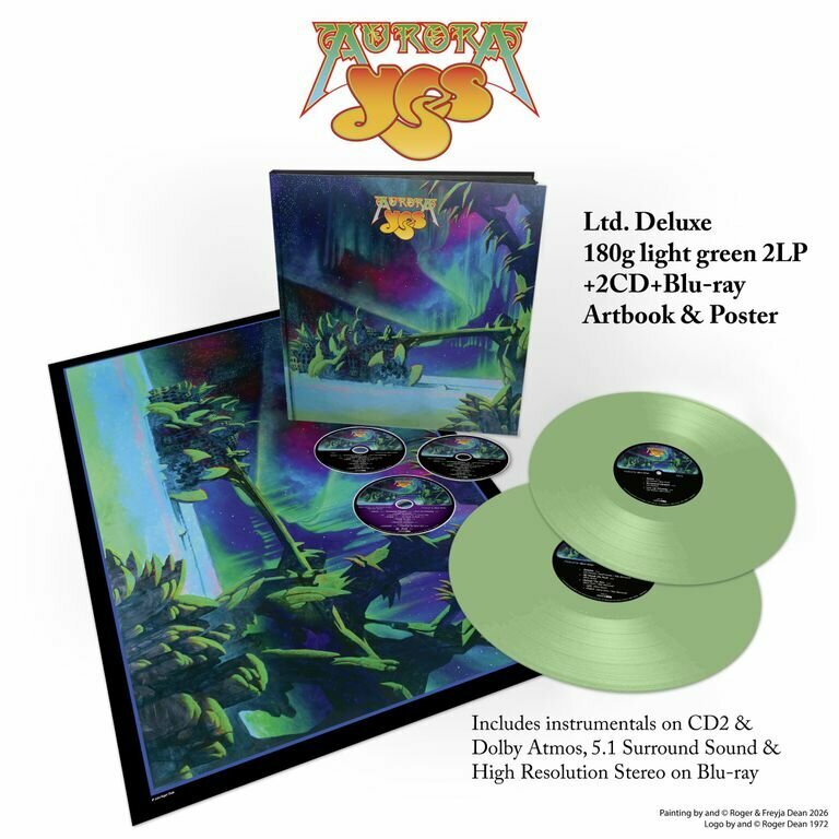 YES - Aurora Deluxe Box Set 2-LP+2-CD+Blu-Ray