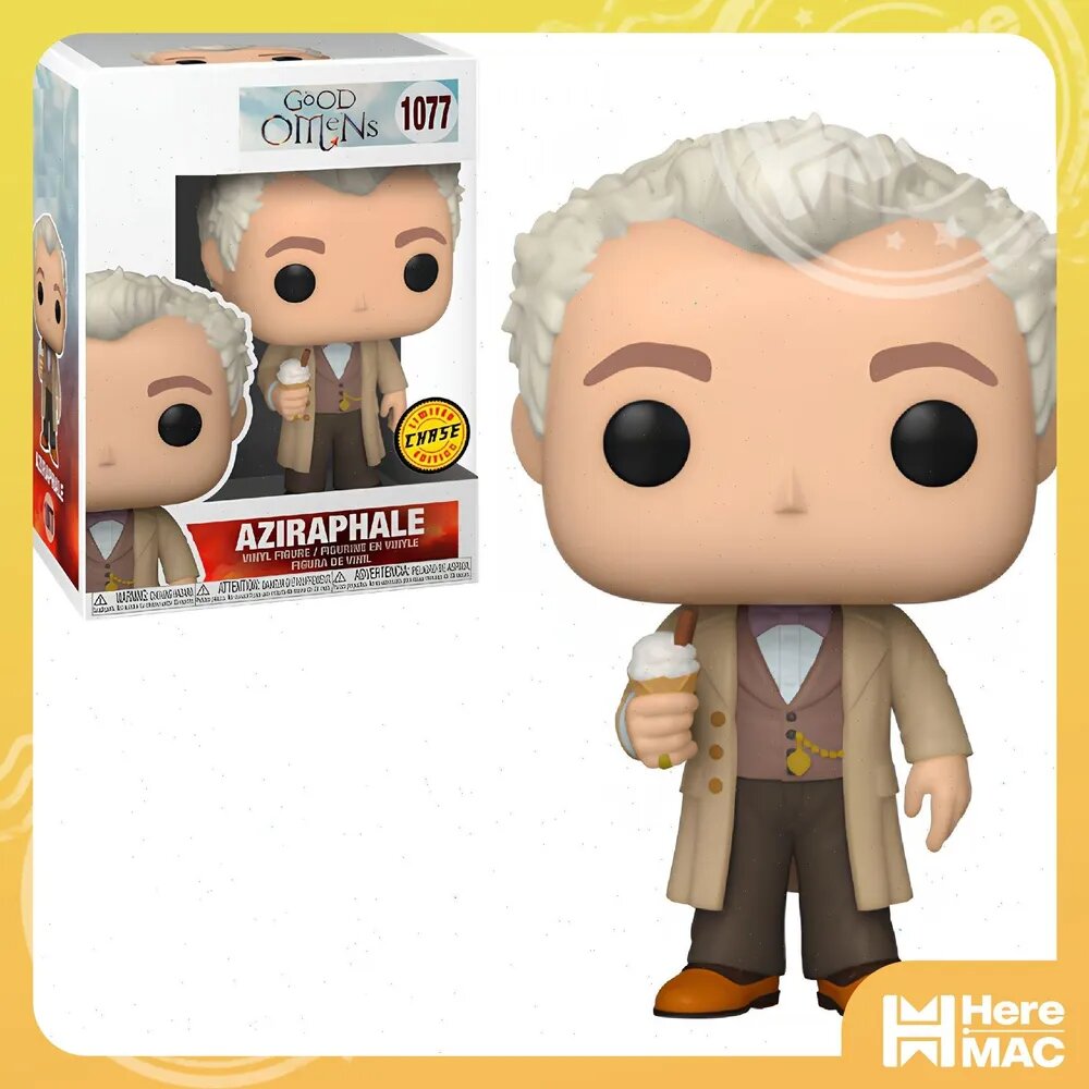Фигурка Funko Pop! Good Omens Aziraphale (10см) #1077 Винил