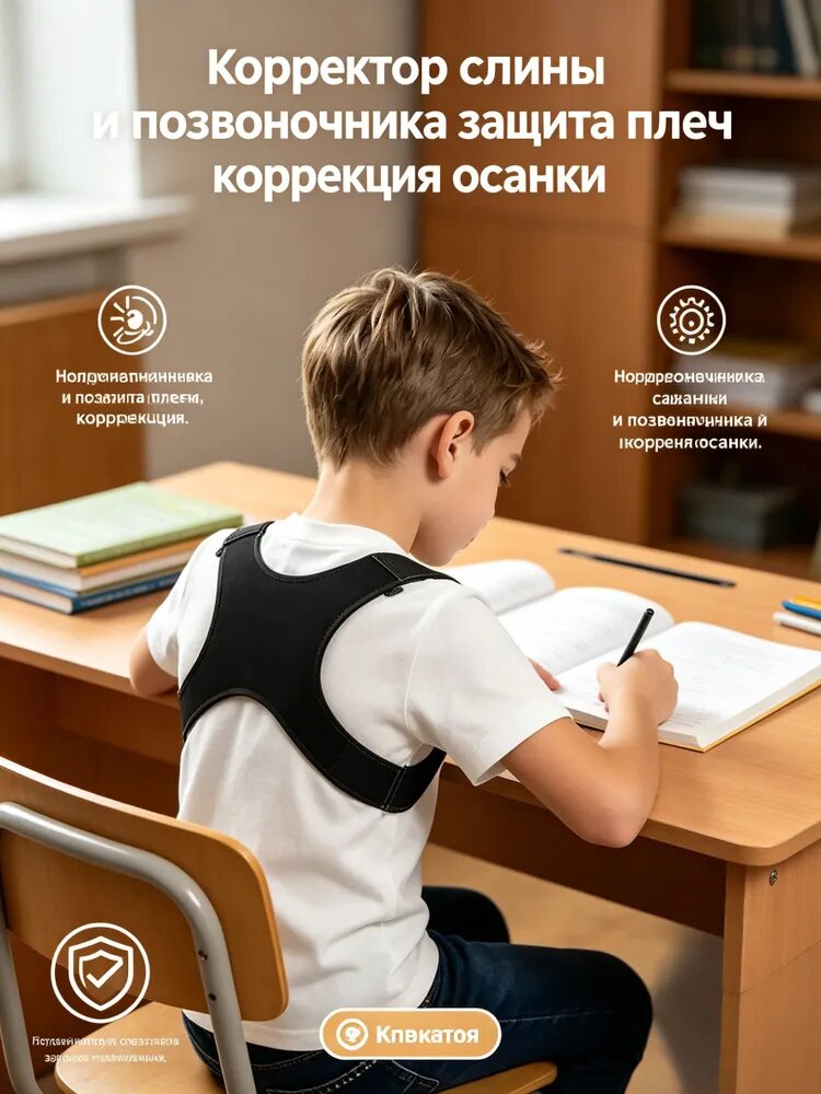 Ремень, подходящий для того, чтобы дети научились исправлять осанку и не горбились