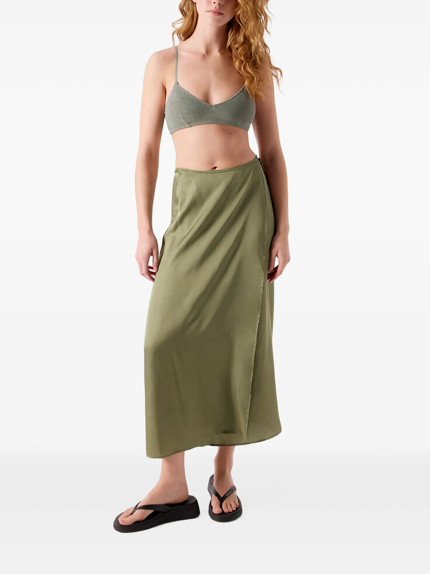 Юбка American Vintage Bovalow midi skirt, размер 44 — фото 1