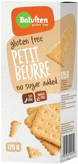 Печенье Petit Beurre без сахара Balviten без глютена 5 шт x 175 г