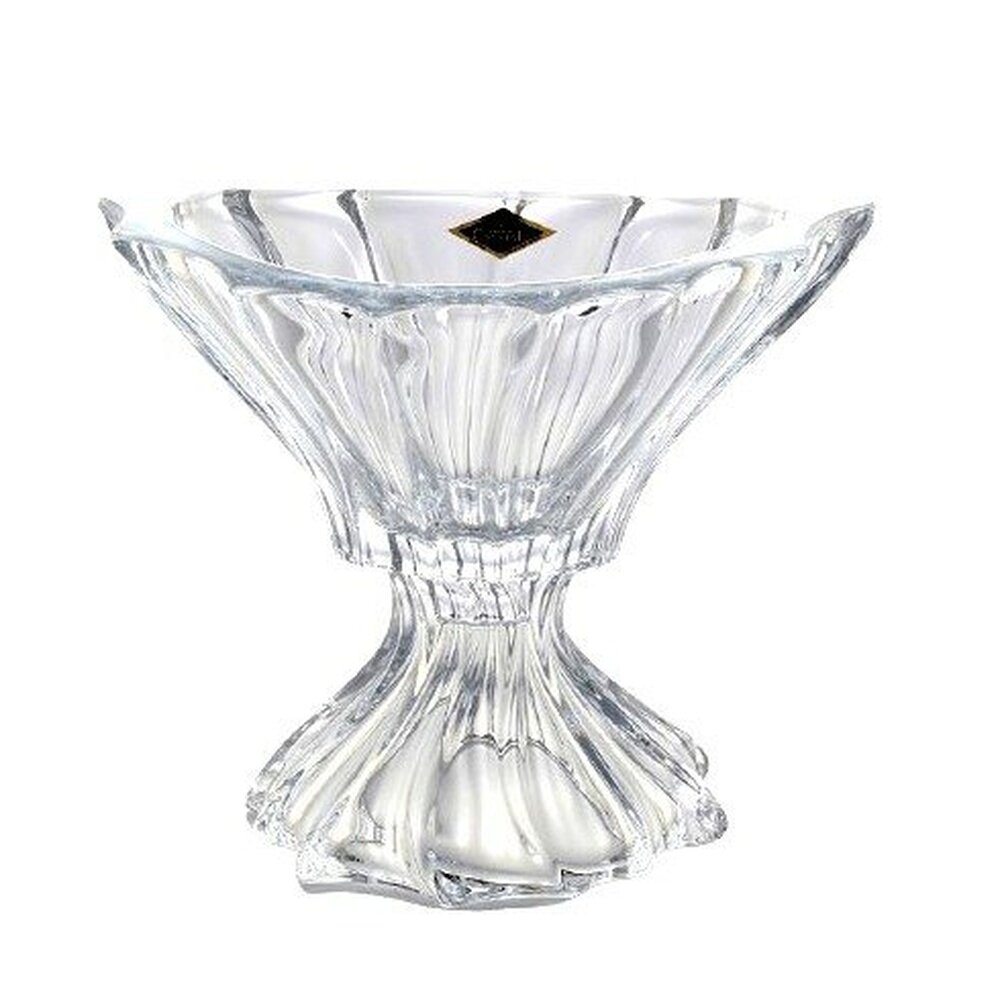 Ваза для конфет на ножке "Плантика" 22 см, 1 шт, Aurum Crystal