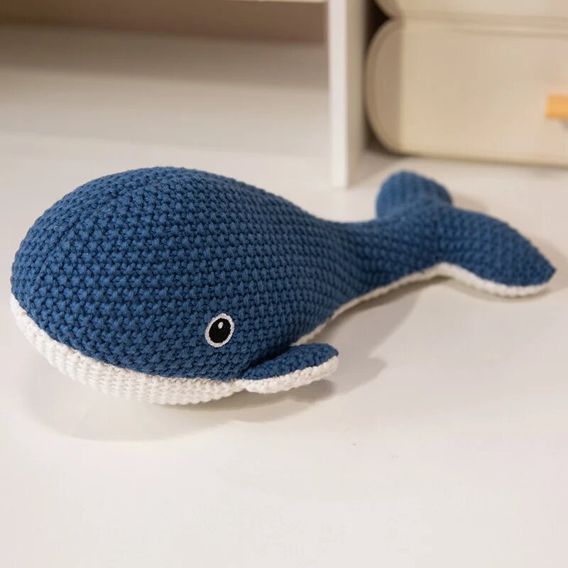 Kawaii вязаные плюшевые игрушки медведь, кролик, слон, лиса, динозавр cxf 25cm whale