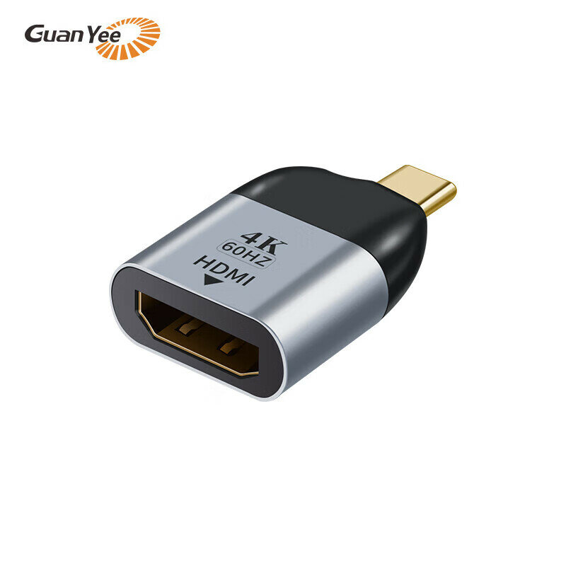 GUANYEE адаптер Type-C в HDMI 4K60Hz для смартфонов ноутбуков и телевизоров Цвет：Type-C в HDMI