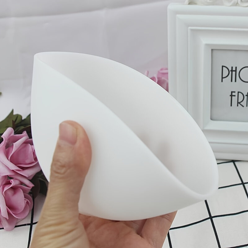 2 шт. Белая силиконовая миска для смешивания масок, DIY косметический инструмент