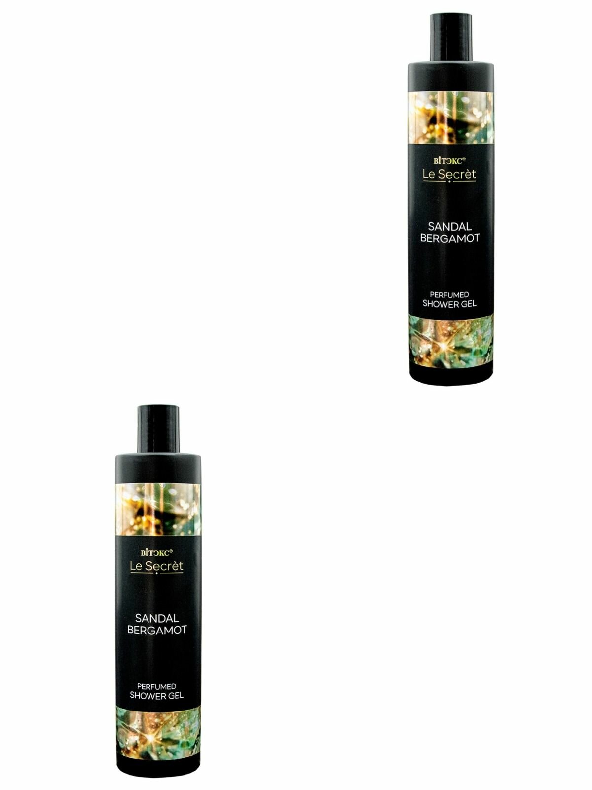 Витэкс Гель для душа Le Secret, Парфюмированный, Sandal Bergamot, 400 мл, 2 шт