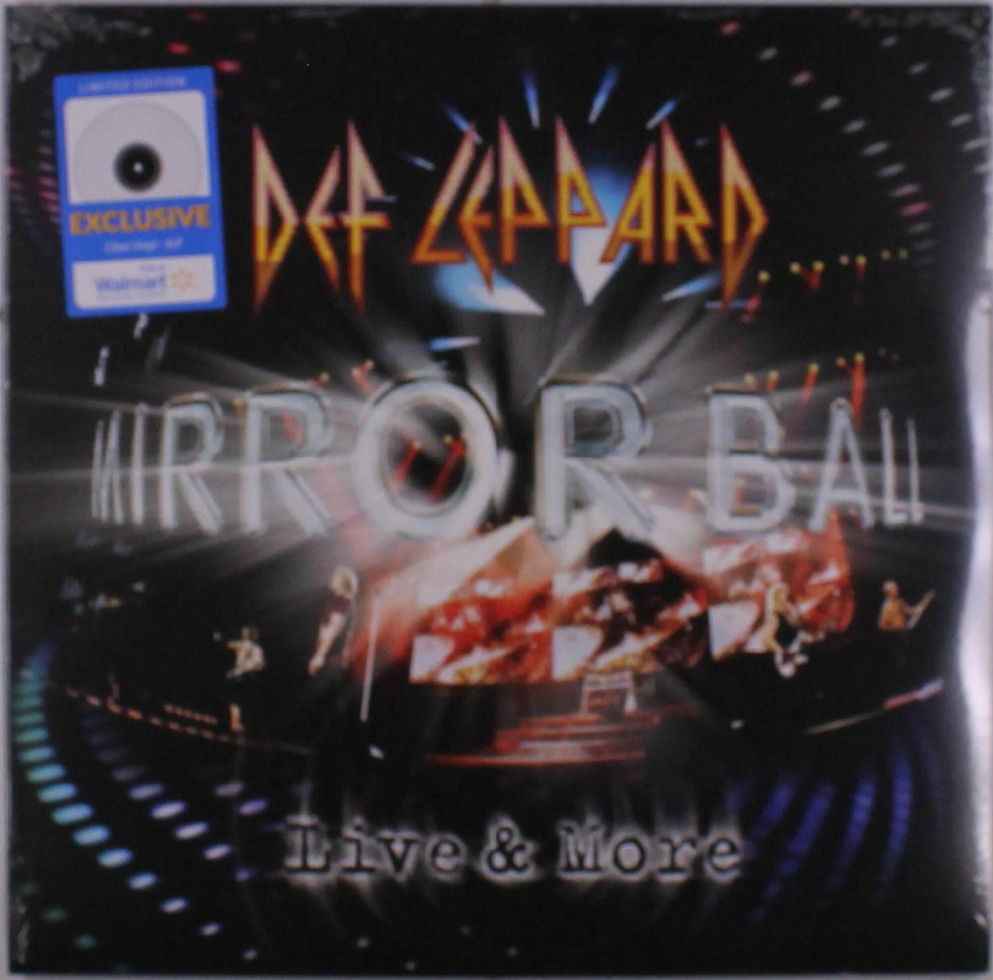 Виниловая пластинка Def Leppard - Mirror Ball: Live & More (3LP Прозрачный винил) 2023, Triplefold, Limited