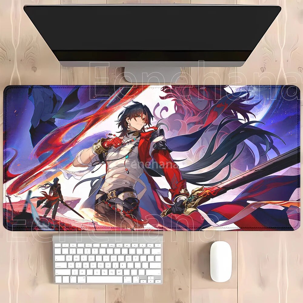 Коврик для мыши Eenehana Honkai Star Rail HSR 500x1000x2mm, Blade 15