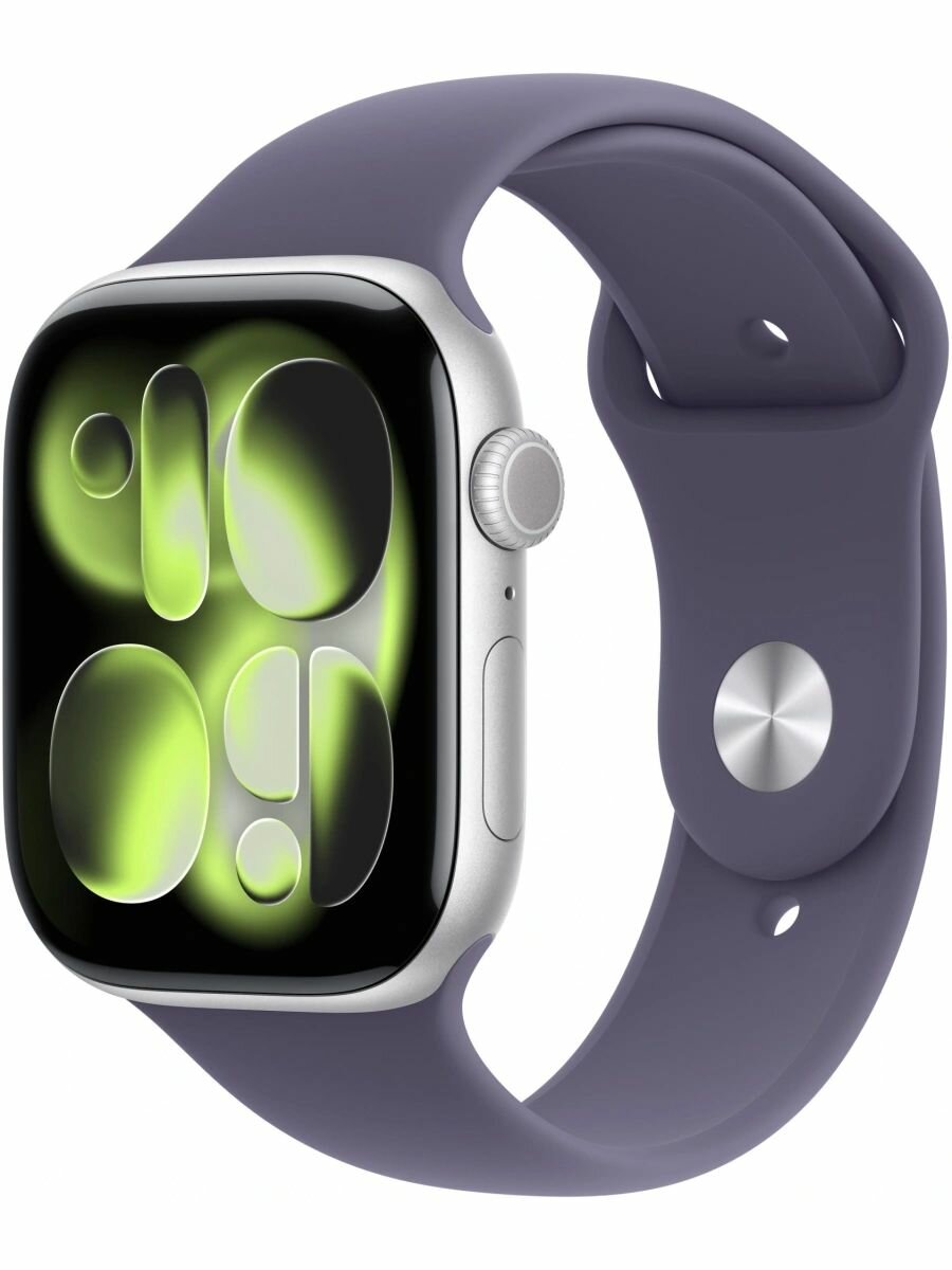 Смарт-часы Apple Watch Series 11 A3333 сереб./фиолет. Sport Band