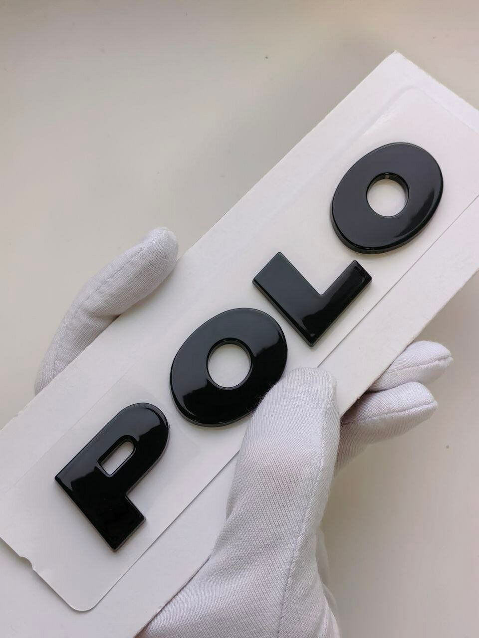 Надпись Polo 130*25 мм, шильдик Volkswagen, эмблема Фольксваген