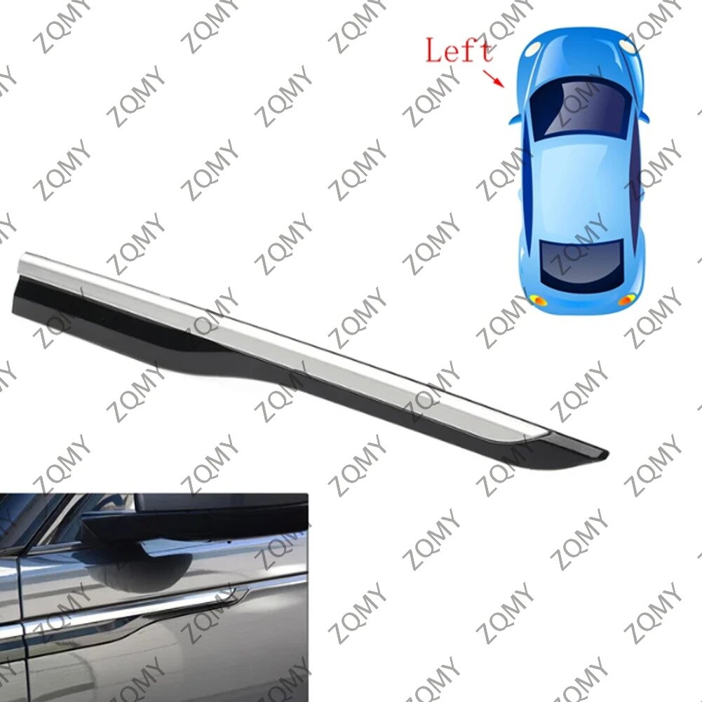 1x Автомобильное боковое крыло, вентиляционное отверстие, накладка для Land 1pcs left silver