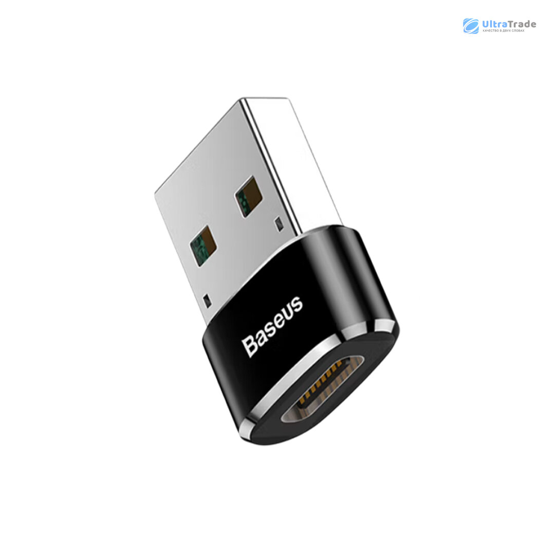 Переходник Baseus Mini Type-C Female To USB Male Adapter Converter (CAAOTG-01)