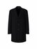 Пальто Canali Single-breasted notched-lapels coat, размер 48