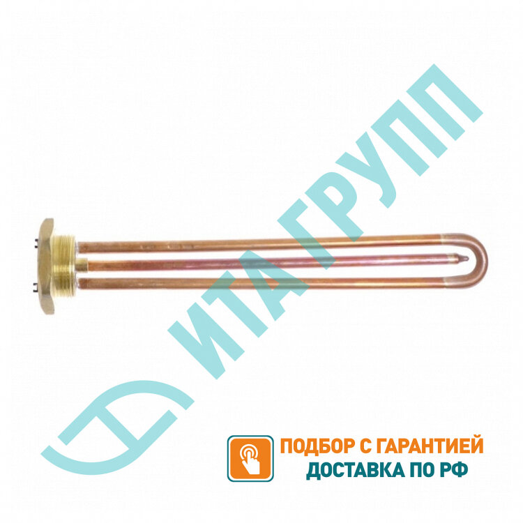 ТЭН 2кВт (2000Вт) RDT, резьбовой 42мм для Ariston, De Luxe, Real, Thermex, под анод М6, 30220