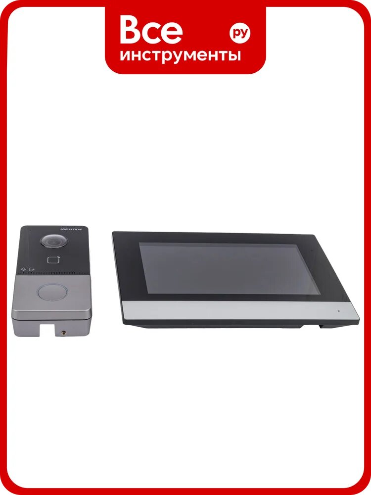 Комплект IP-видеодомофона Hikvision HikVision DS-KIS603-P (C)