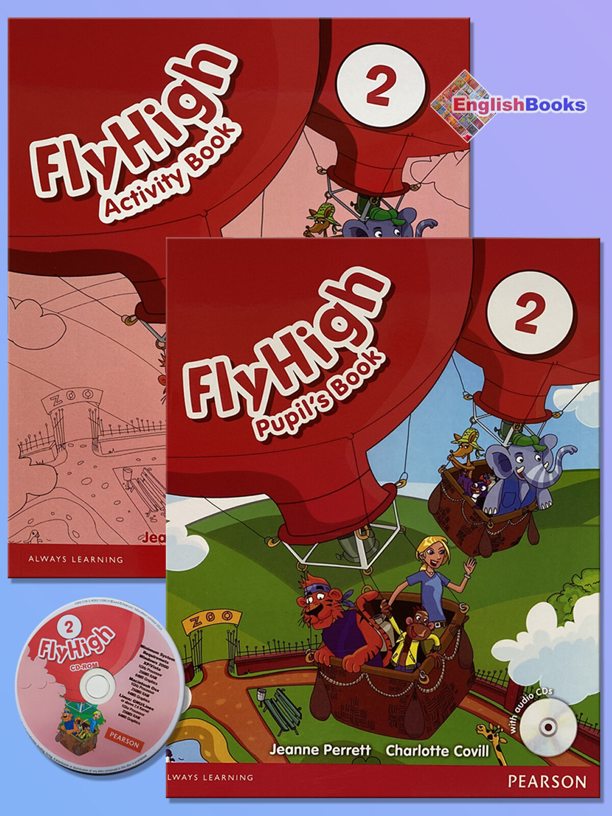 Fly High 2 комплект (учебник, рабочая тетрадь, диск)