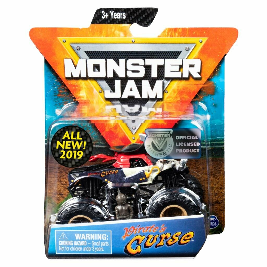 Машинка Monster Jam 1:64 Pirate's Curse 6044941 для детей от 3 лет