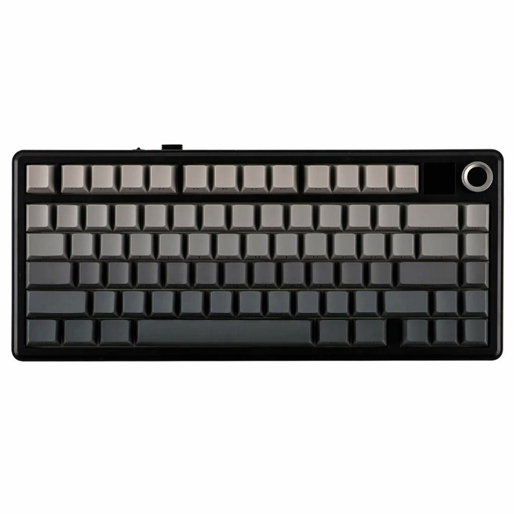 EPOMAKER x AULA F75 MAX Grey (1165) Механическая игровая клавиатура Английская раскладка USB, Радиоканал, Bluetooth