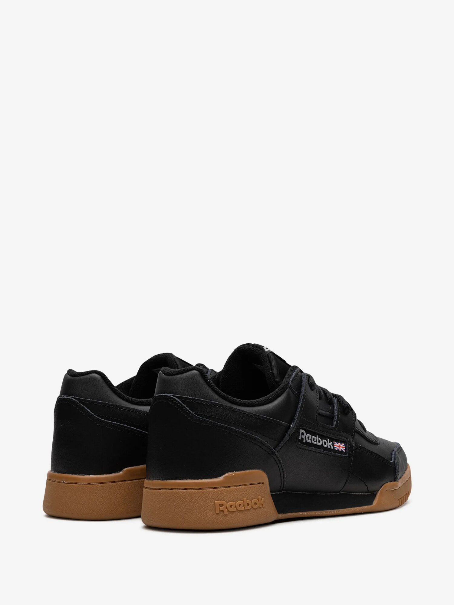 Кроссовки Reebok Workout Plus Black/Gum, размер 13.5 US, черный — фото 1