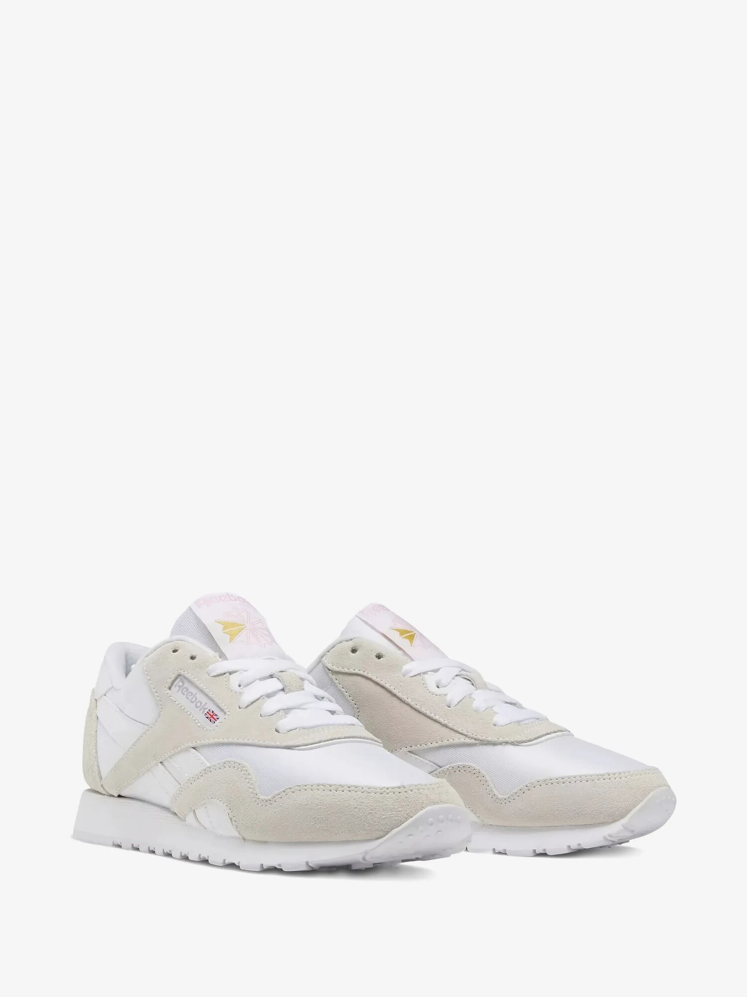 Кроссовки Reebok Classic Beige, размер 7,5 US, бежевый/белый — фото 1
