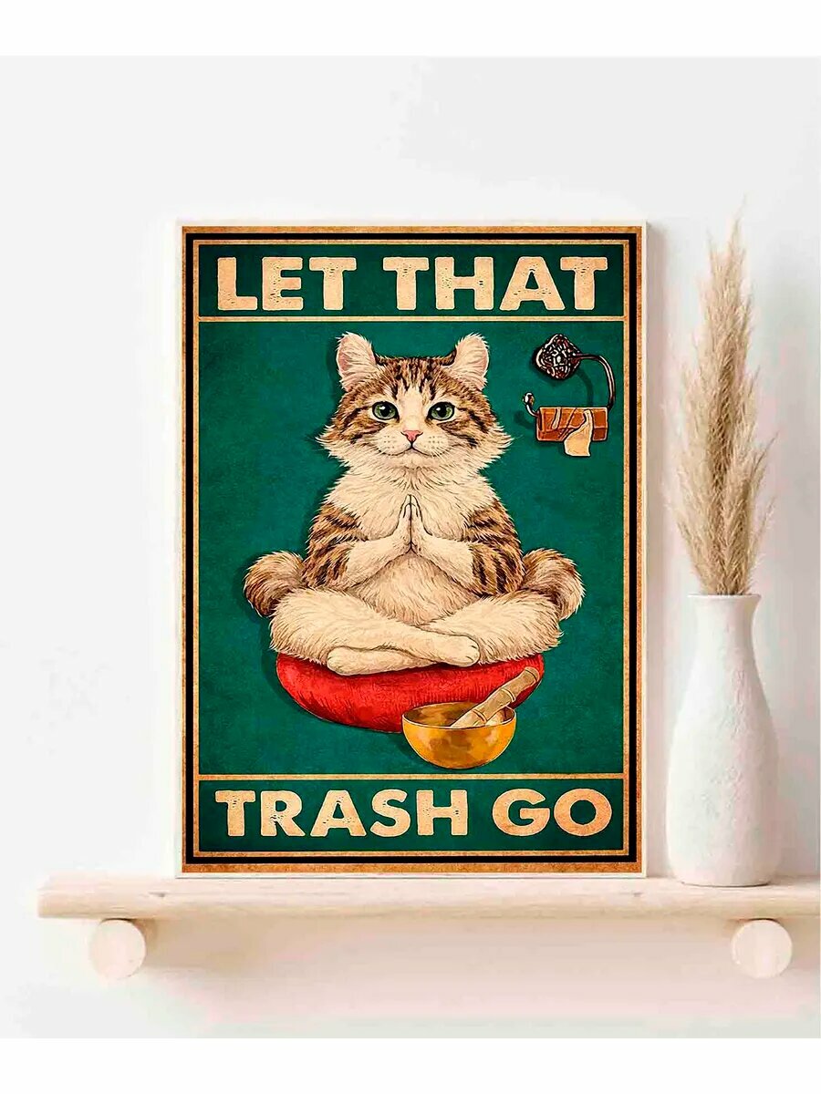 Американский керл, Let That Trash Go, Плакат 30x42см