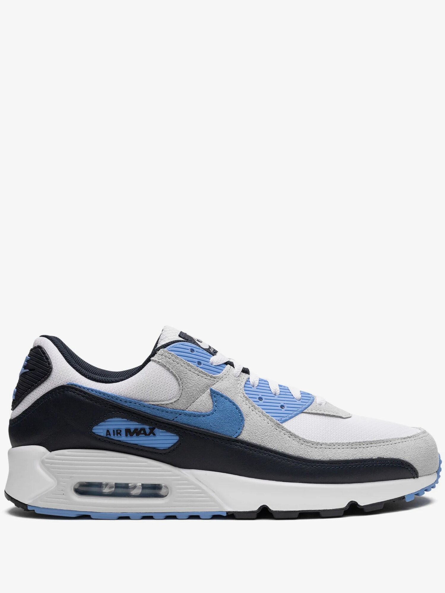 Кроссовки NIKE Air Max 90 UNC, размер 9 US, бежевый/белый