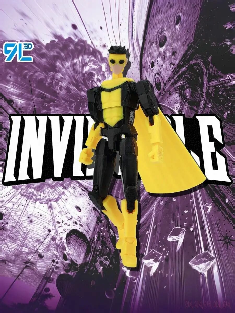 9L3D Фигурка Зловещий Марк из Неуязвимого (Sinister Mark) Titan 13, Invincible, Lucky Dummy 13, 3D-печатная подвижная модель, подарок для фанатов аниме, подарок