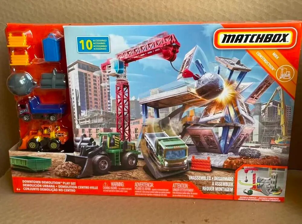 Игровой набор Снос зданий в центре города Matchbox