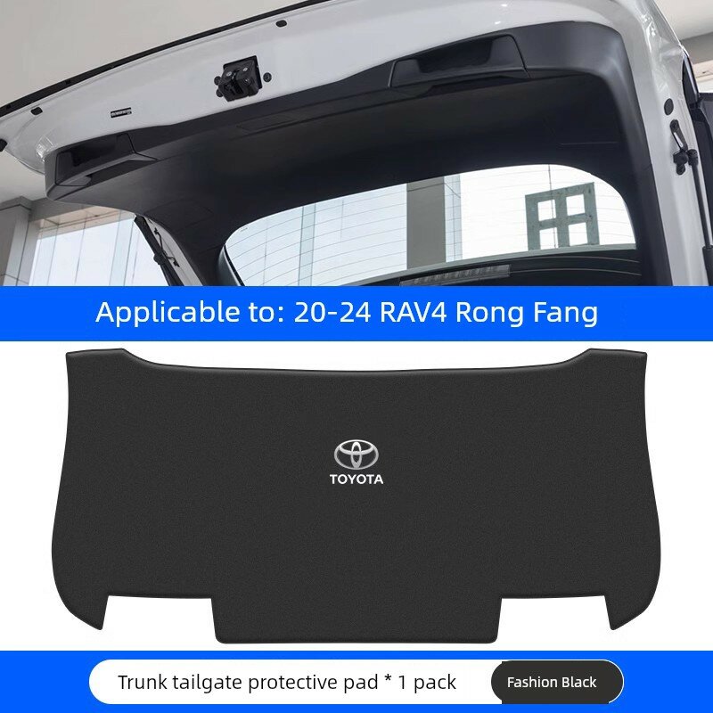 1-я генерация ультра-седа, коврик для пола задней дверцы Toyota RAV4 2020-2024, черный, защита салона