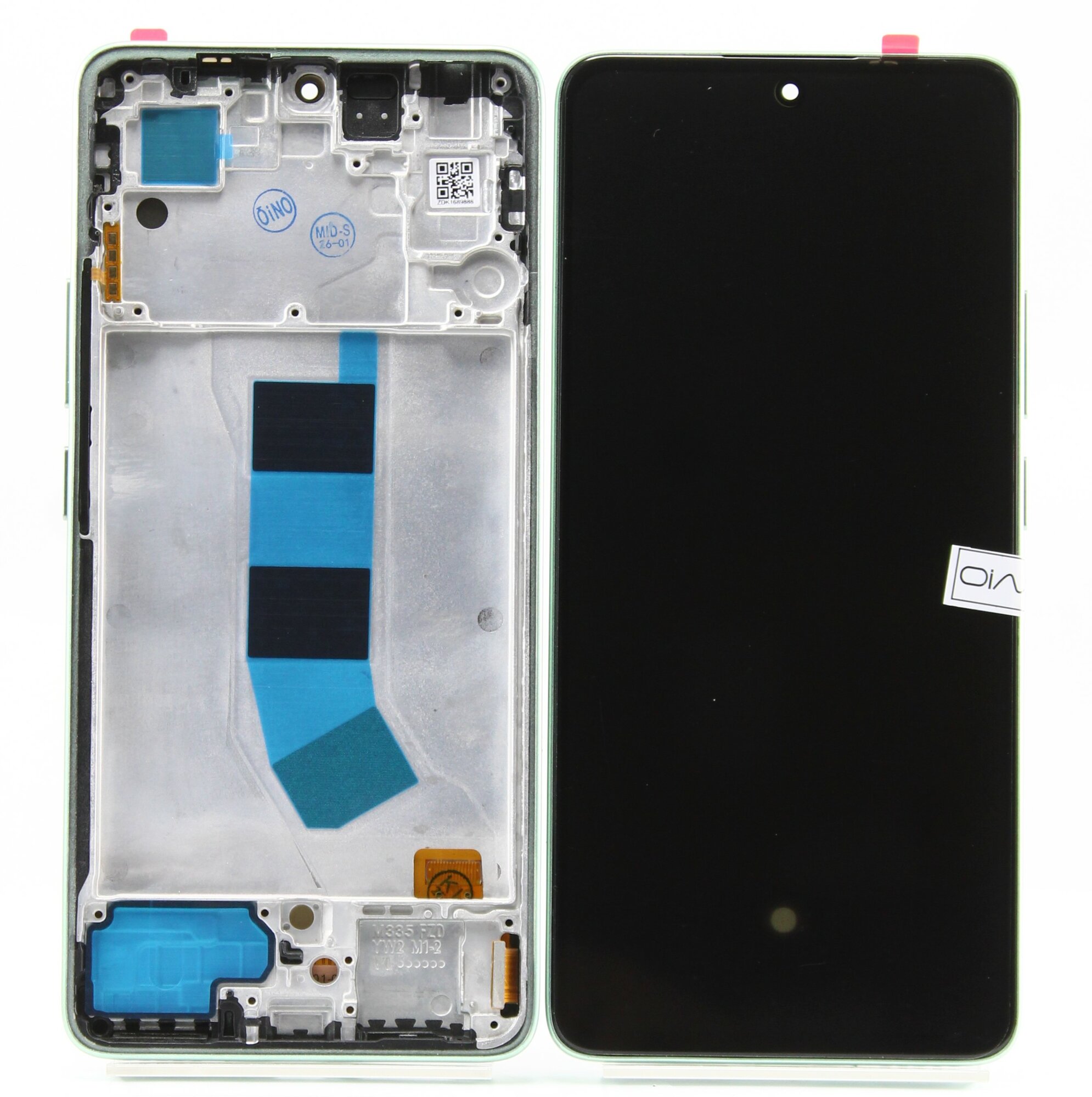 Дисплей для Xiaomi Redmi Note 13 4G (23129RAA4G/23124RA7EO/23129RA5FL) OLED (Size 6.45") в рамке Зеленый
