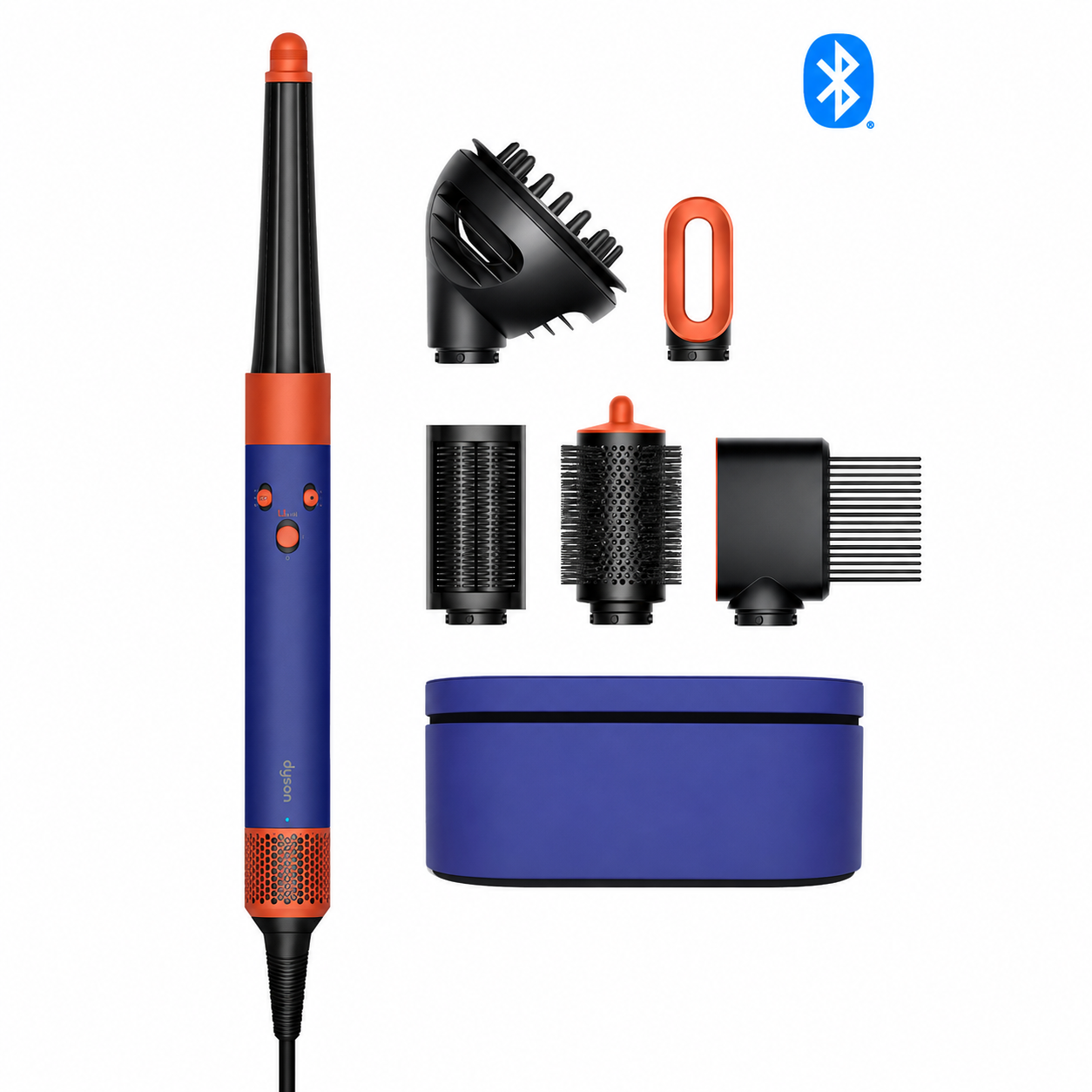 Фен-стайлер Dyson HS 08, Ceramic Blue/Topaz (Синий/топаз) (pr. case) Diffuse Global