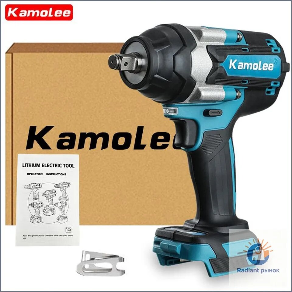Kamolee Tool DTW700 1800N. m Электрический Ударный Гайковерт С Высоким Крутящим Моментом 1/2 Дюйма, Совместимый С Аккумулятором -Нет Батареи