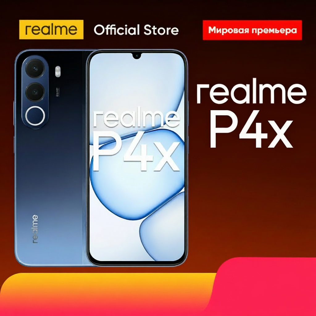 Смартфон Realme P4x, 4/128ГБ