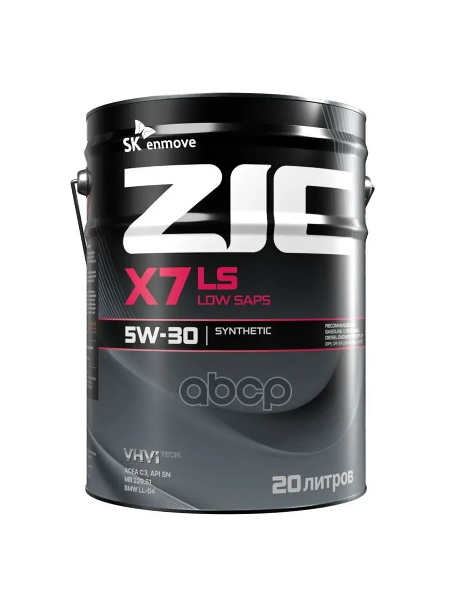 ZIC Zic X7 Ls 5W-30 C3, Sn Синт. (Ll-04, 229.51, 502.00, 505