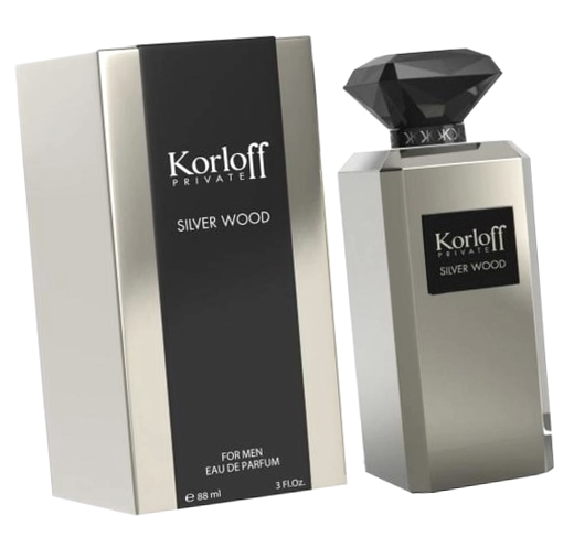 Сильвер Вуд парфюмерная вода для мужчин 88 мл / Korloff Paris Silver Wood