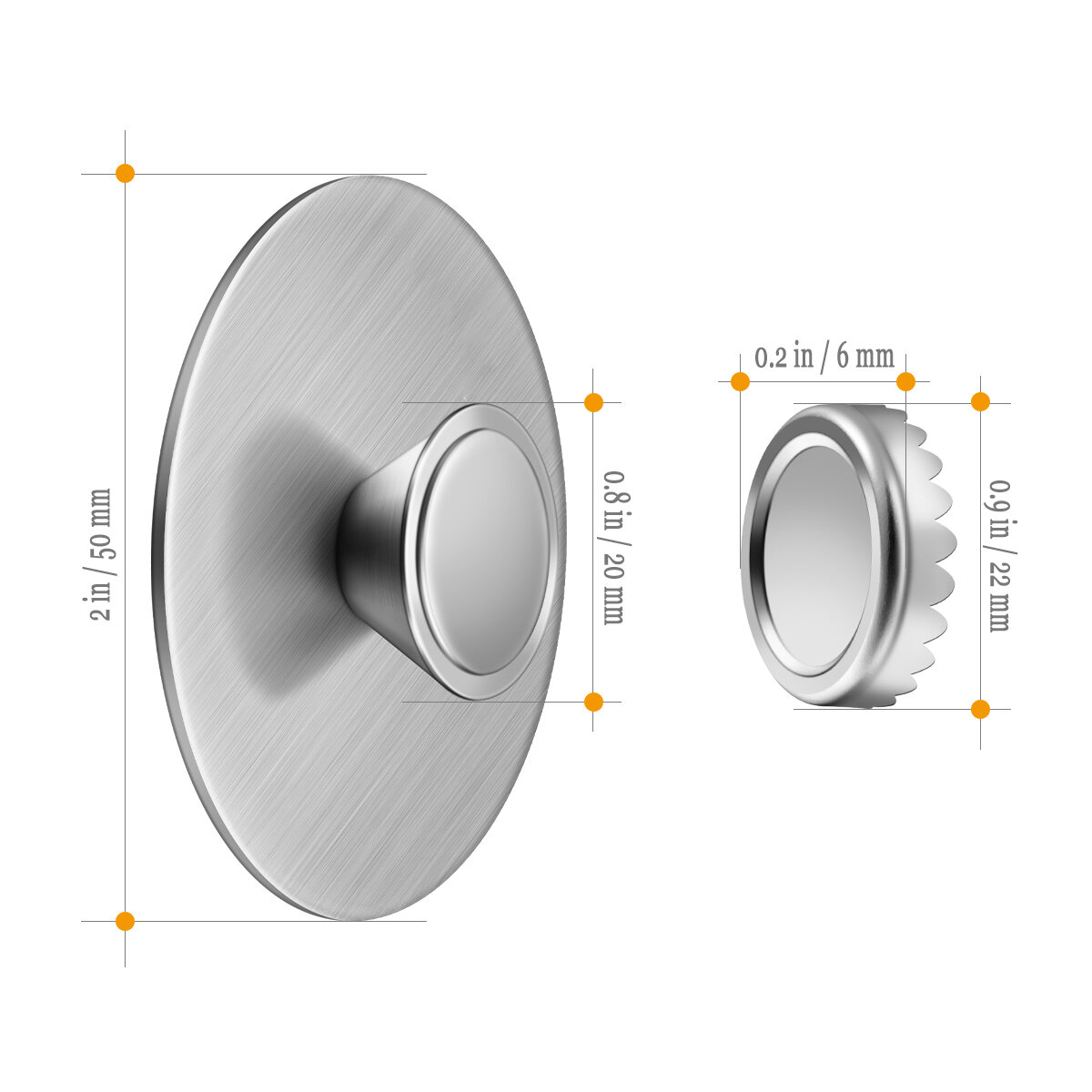 Magnetic Soap Holder Для Ванной Комнаты Надежное Магнитное Присоска Серебристый