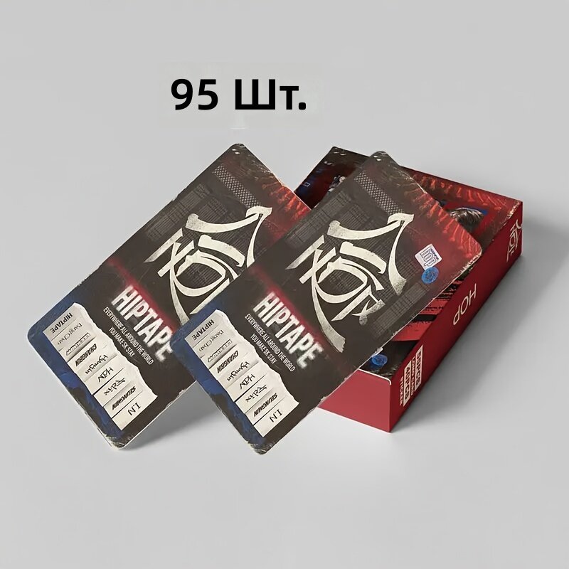 Фотокарточки и мини-наклейки, комплект из 95 предметов, двусторонние карточки и постеры с высоким разрешением для коллекционирования и подарков, упаковка в коробке